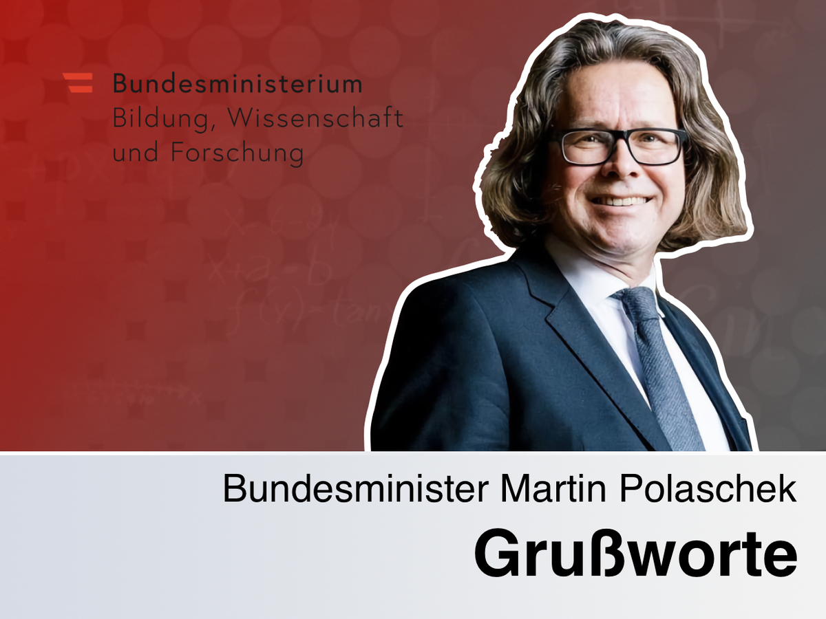 Grußworte Bundesminister Martin Polaschek