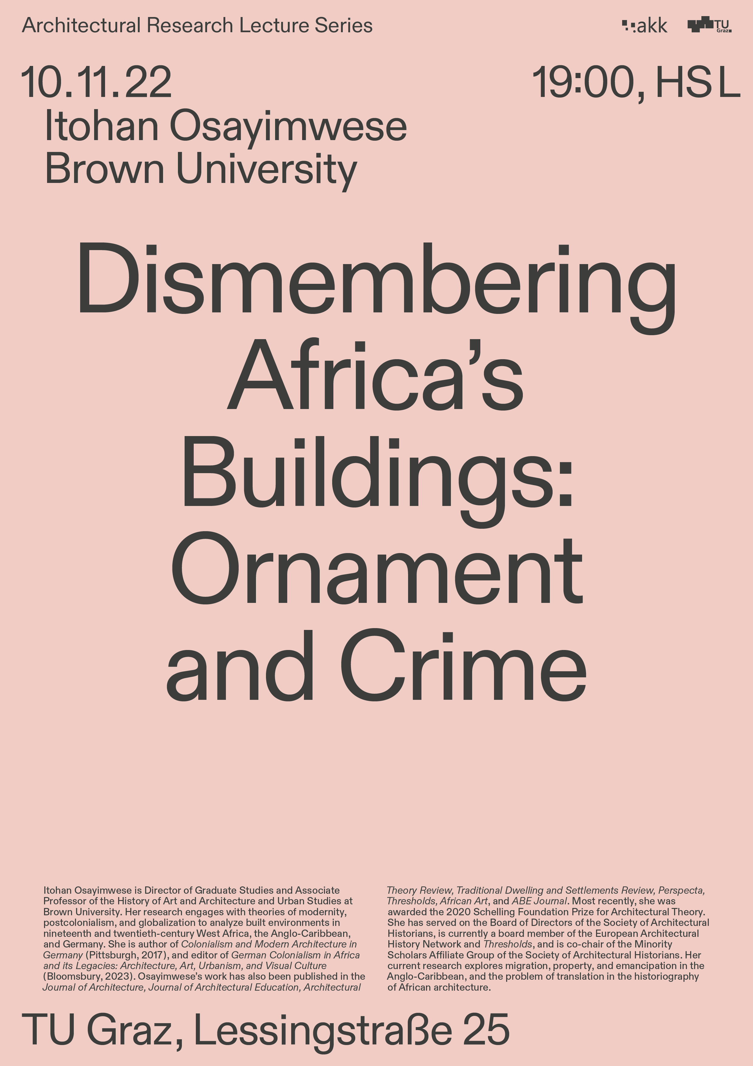 ARCH - Lecture Series 2022/2023